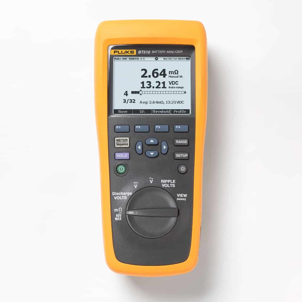 Fluke Battery Analyzer, 600V DC with BTL10 Basic Test Lead Set