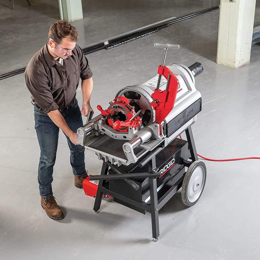 Ridgid 1224 - 120VPipe Threading Machine, 1/2-4 In. NPT, 36/12 RPM, 1 ...