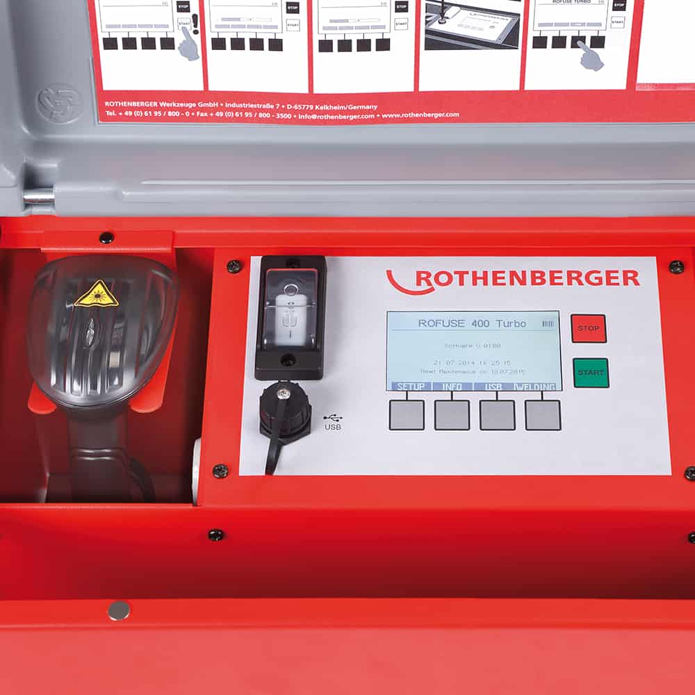 Rothenberger Rofuse Turbo 400 - Electrofusion Welding Machine, 400mm ...