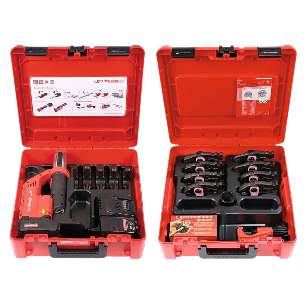 Rothenberger ROMAX Compact TT Set - 18V Pipe Pressing Machine with ...