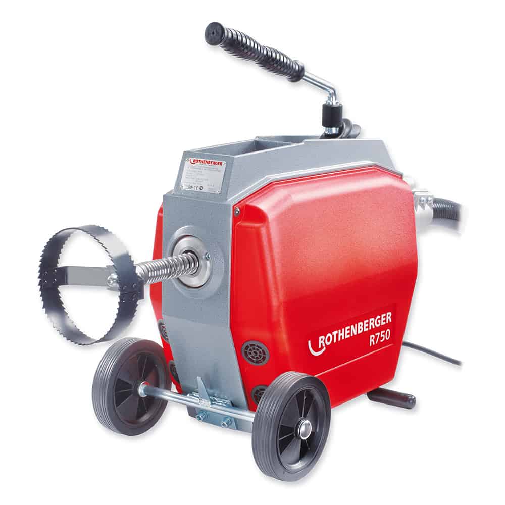 Rothenberger R750 - 230V Sectional Drain Cleaning Machine, Basic Unit