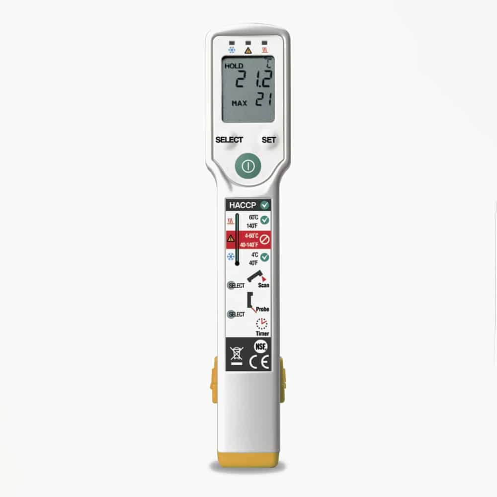 Fluke FP Plus 2-In-1 Foodpro Plus IR Thermometer, -35°C to 275°C